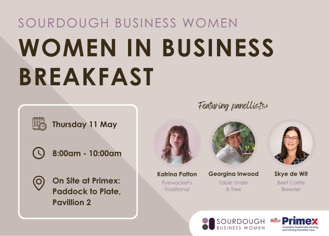 Sourdough Business Women 'Women In Business Breakfast' - Thursday 11th ...